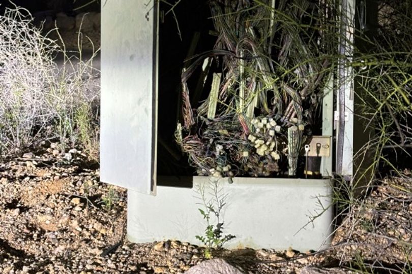 Arizona police reviewing evidence of damaged utility box found near ...