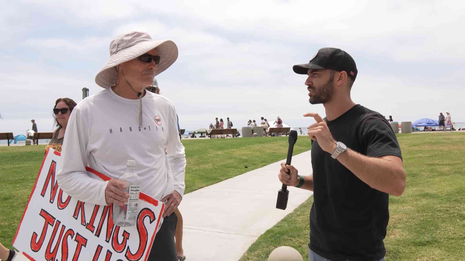 I don't talk with people who support ICE - Anti-ICE protester refuses ...