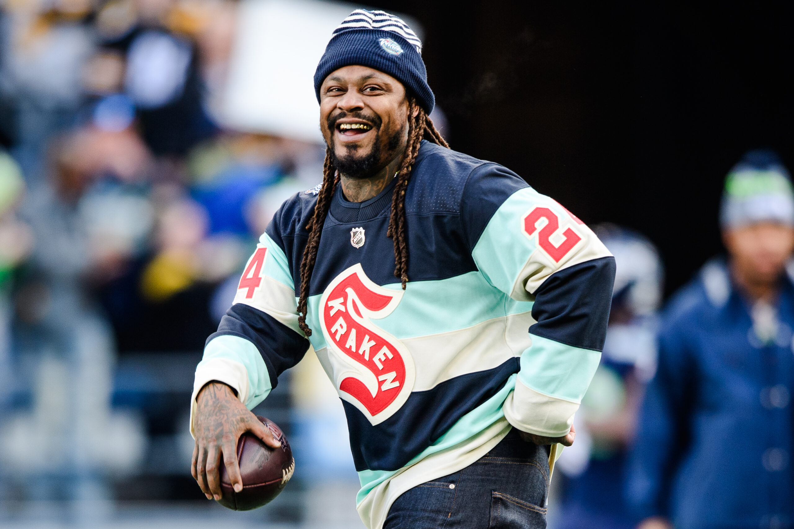 Now in retirement, what is ex-NFL baller Marshawn Lynch’s net worth?