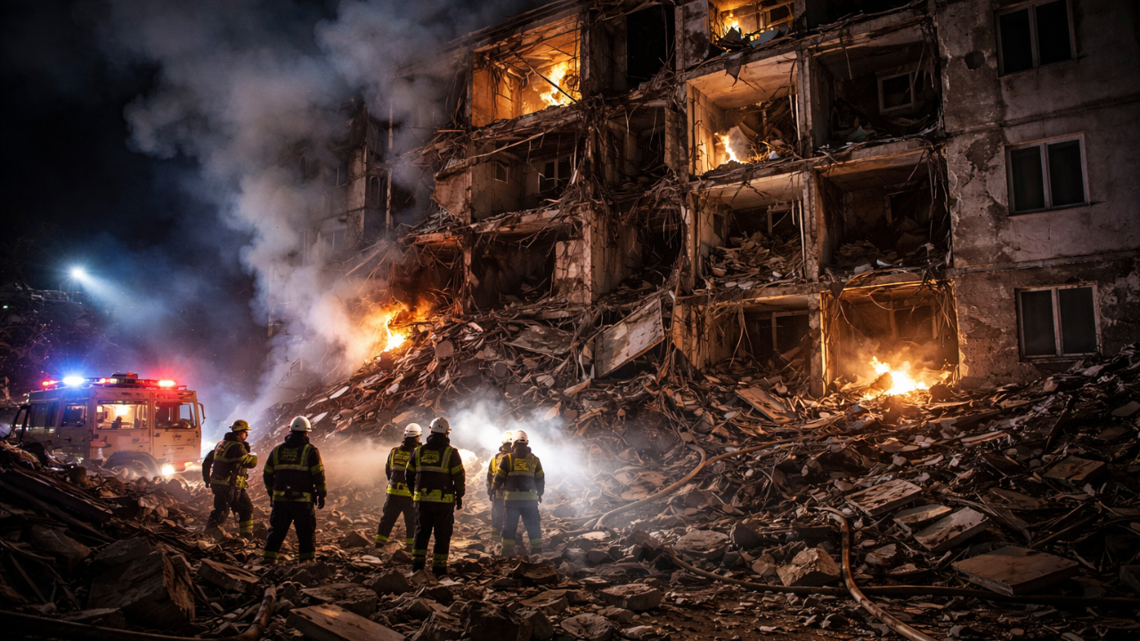 Russia’s deadliest night attack on Kharkiv leaves children among the dead