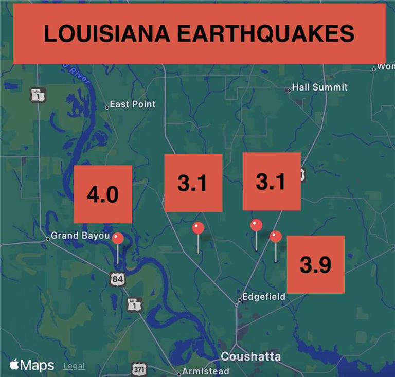 Morning earthquake rattles Edgefield, La.