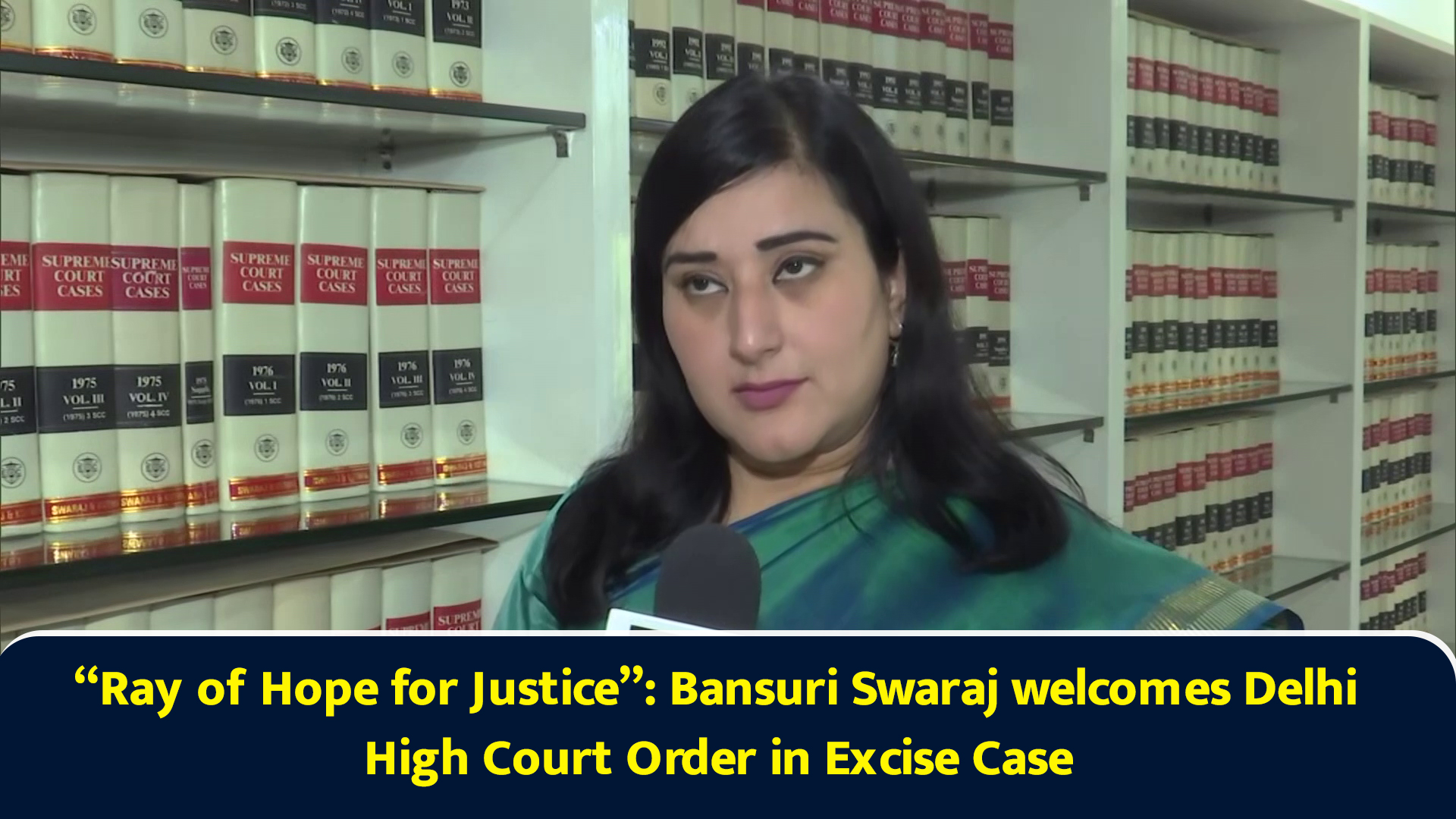 Ray of hope for justice: Bansuri Swaraj welcomes Delhi High Court order ...