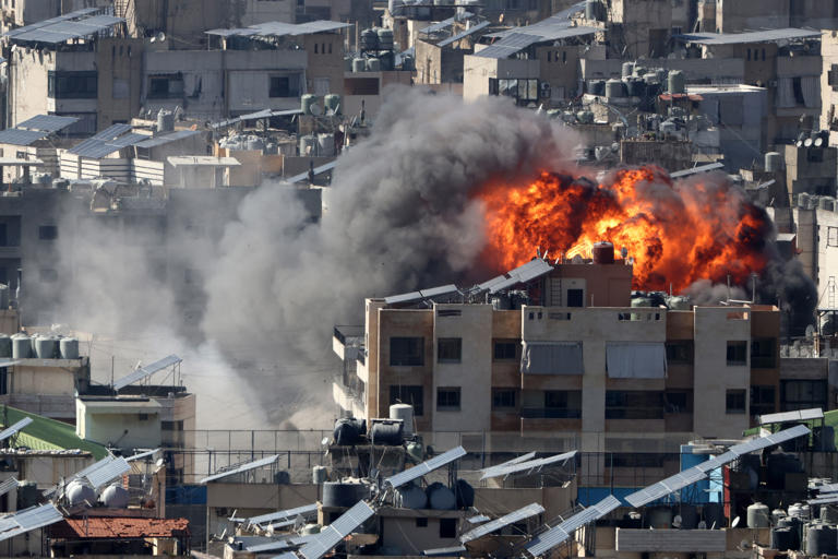 Israel strikes Hezbollah financial institutions as Lebanon calls for talks