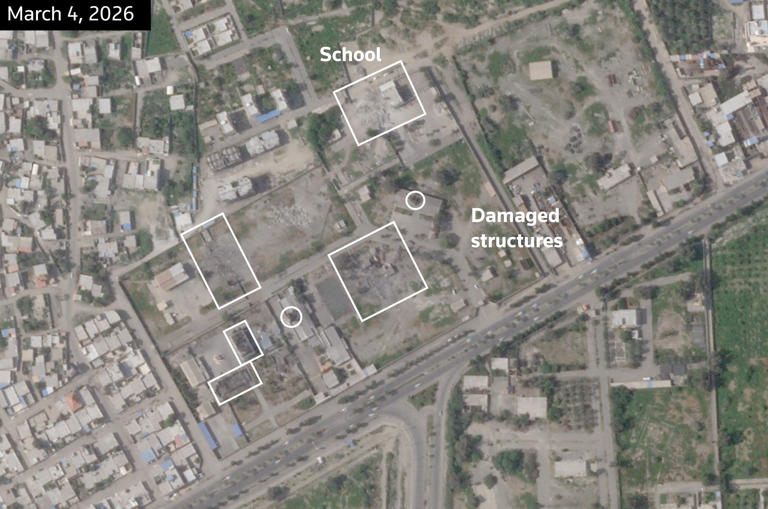 New footage appears to show US missile strike near Iran school