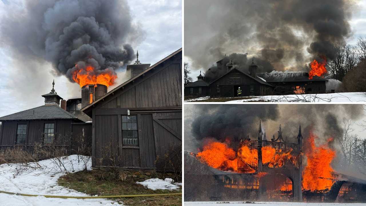 Massive barn fire ends in complete loss in Dutchess County