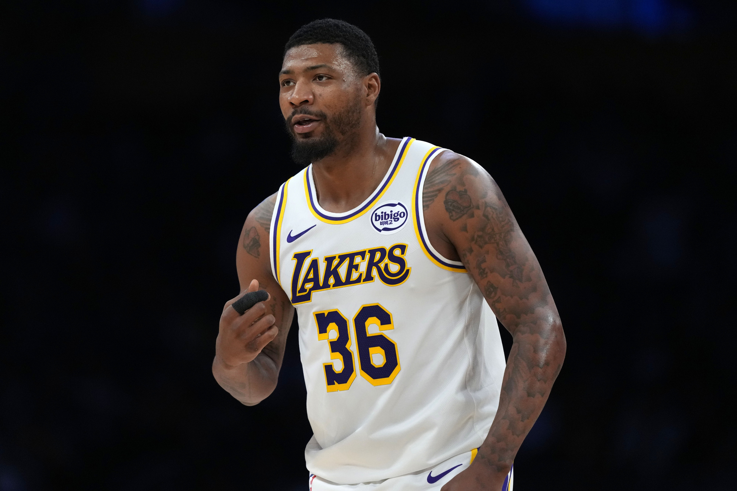 Lakers’ Marcus Smart, Bill Maher escape mostly injury-free after ...
