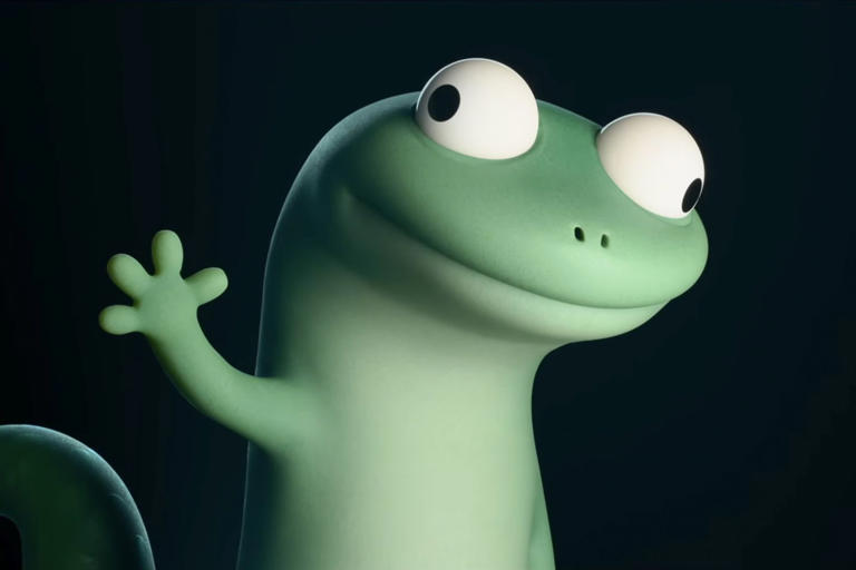 The star of the season is here: and it is a lizard