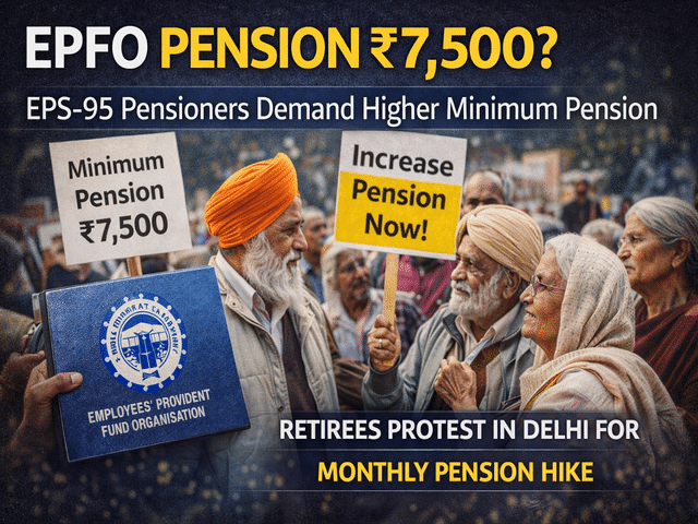 EPFO minimum pension may rise to ₹7,500? EPS-95 pensioners begin ...