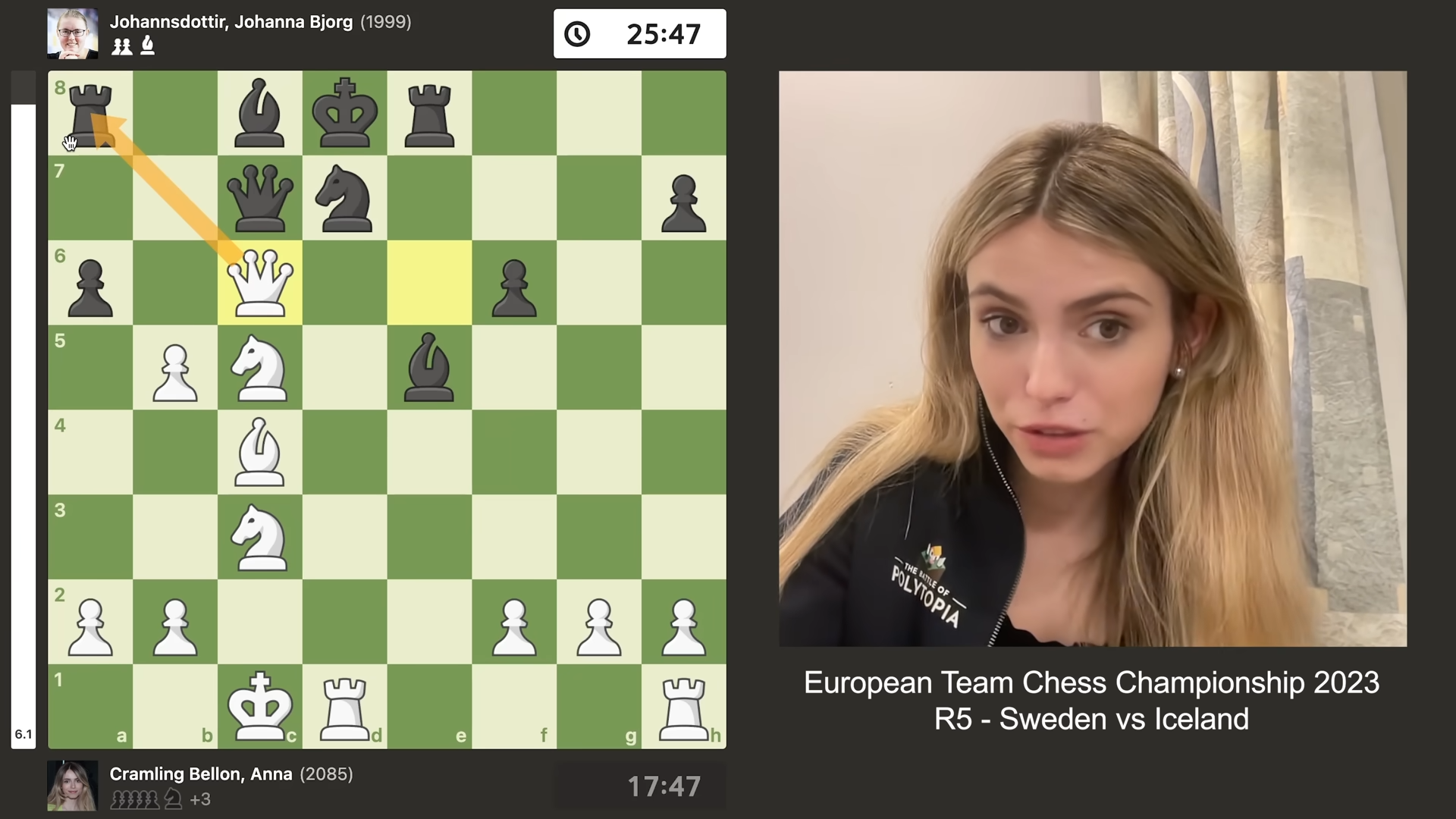 22 moves was all it took to break this chess position