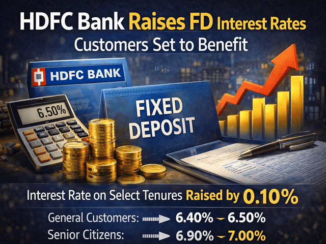 HDFC Bank increases FD interest rates: Check new returns for deposits ...
