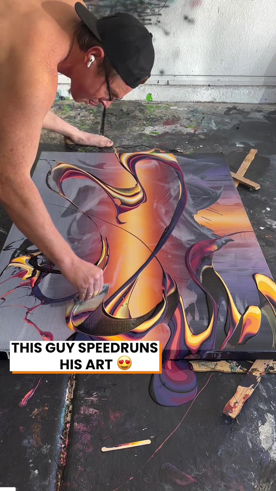 Artistic intuition in motion: Speedrunning abstract art with Nick Bultman