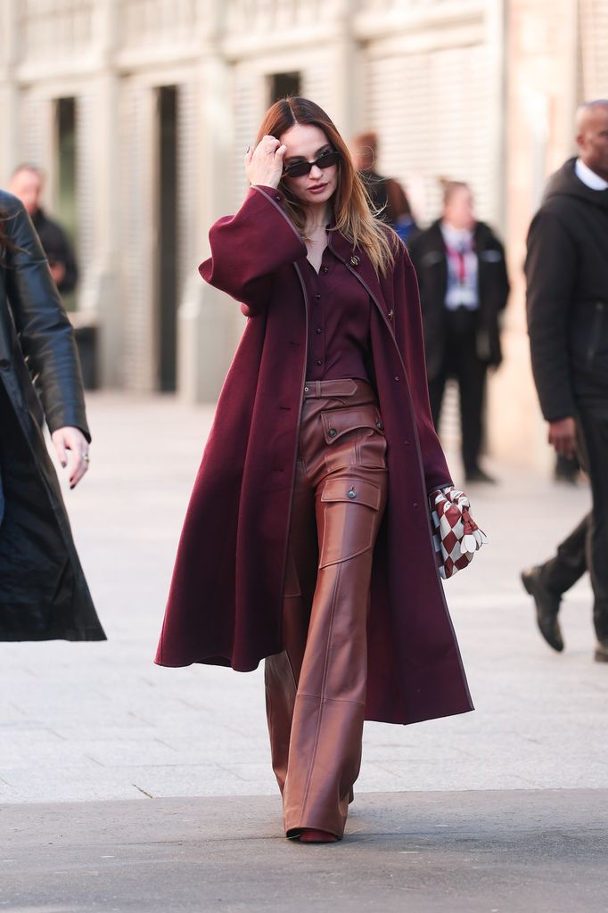 Lily James stuns in elegant ab-baring look revealing tiny tattoos