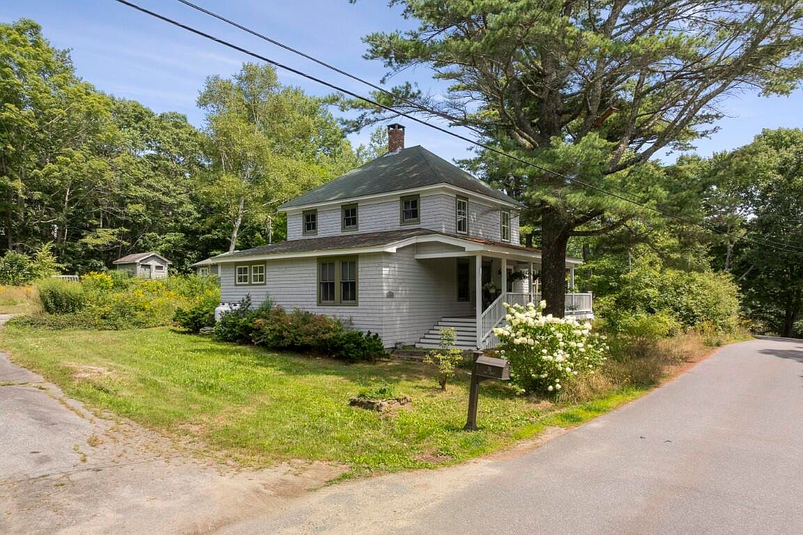 1920 New England gem in Boothbay Harbor, Maine, featuring wood shingled ...