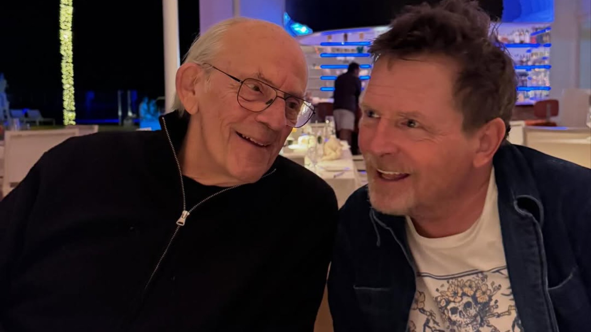 Back to the Future's Michael J Fox and Christopher Lloyd reunite: Pic