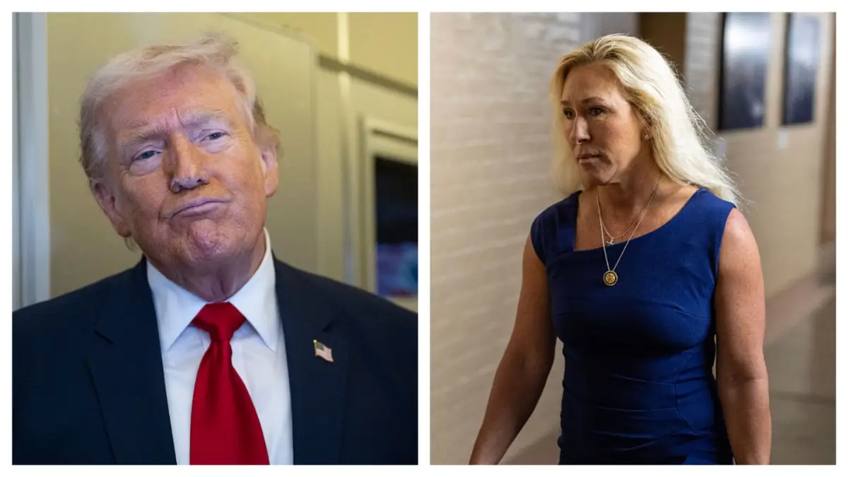 Trump lets something slip on camera — but he didn’t expect MTG to make ...