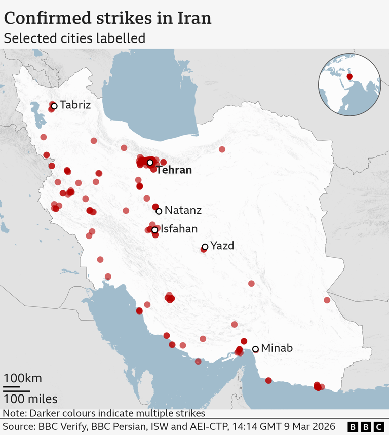 US missile hit military base near Iran school, video analysis shows