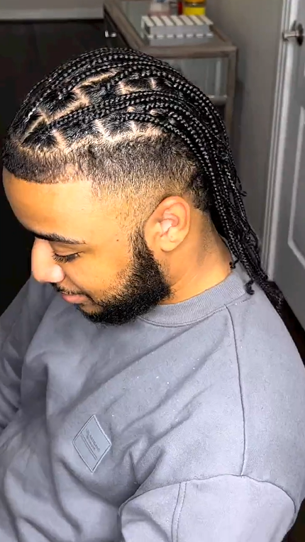 This cool guy’s braid game is on point, watch the style come together