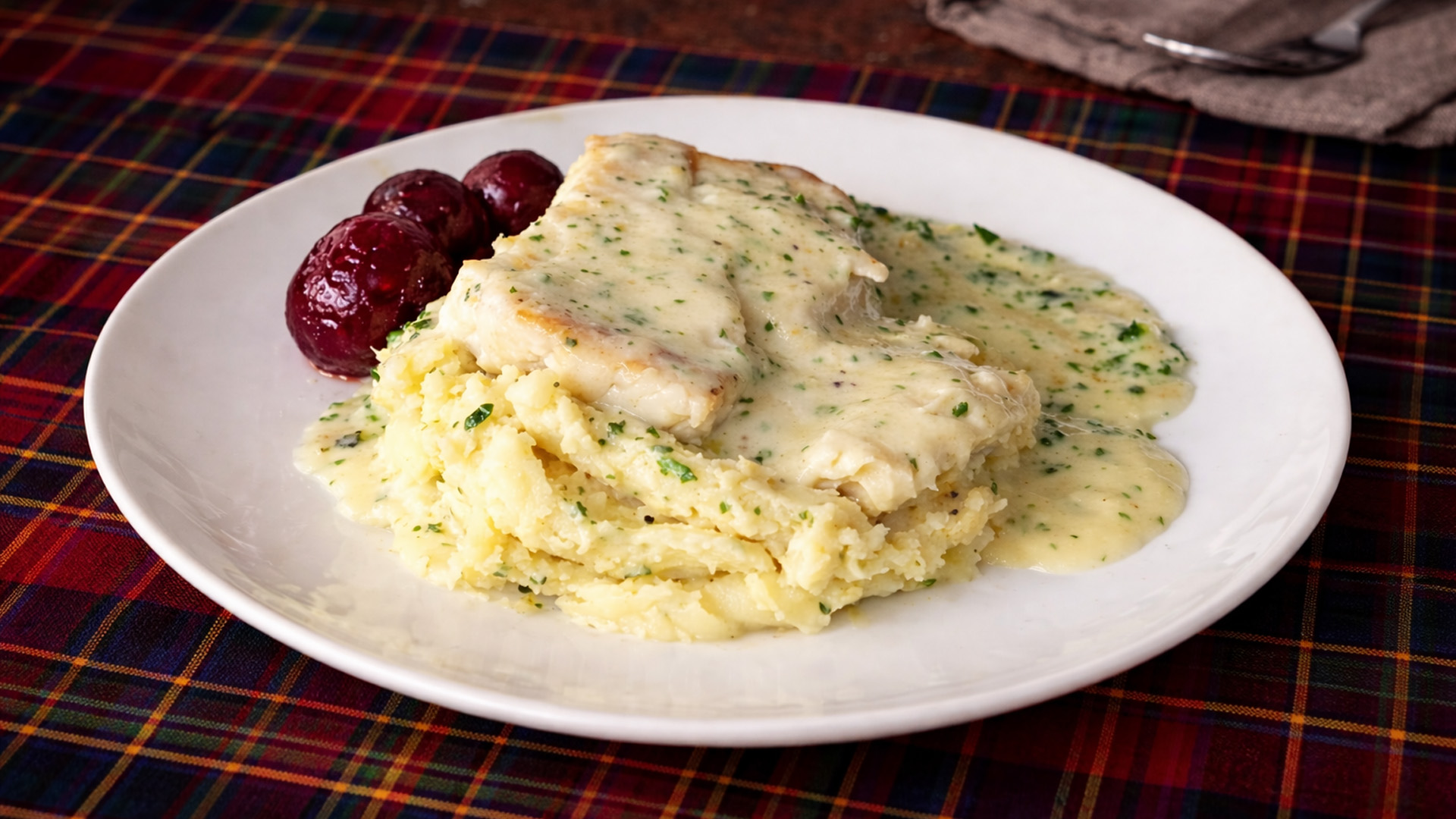 Authentic Scottish haddock with homemade parsley sauce recipe
