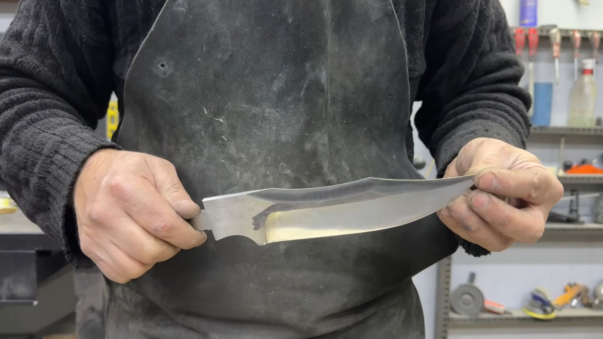 How a Damascus knife is crafted from raw steel plates to finished blade