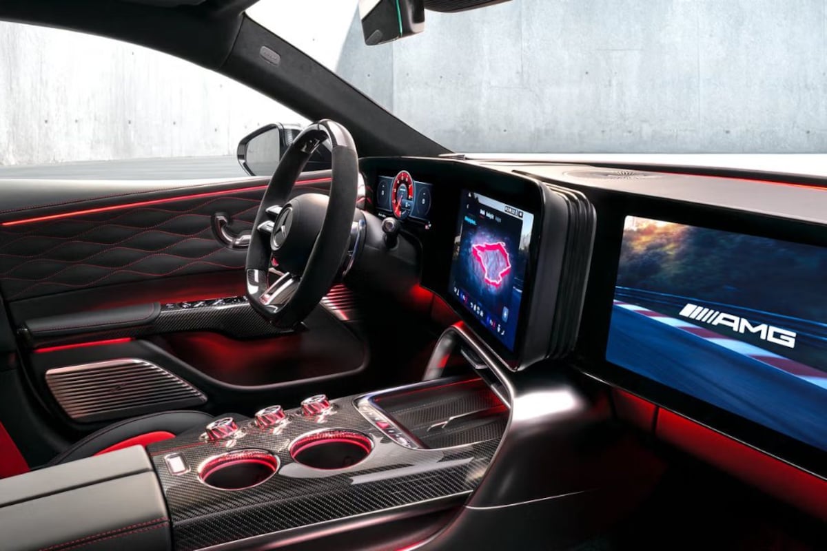 New-gen Mercedes-AMG GT 4 door coupe interior breaks cover - here's ...