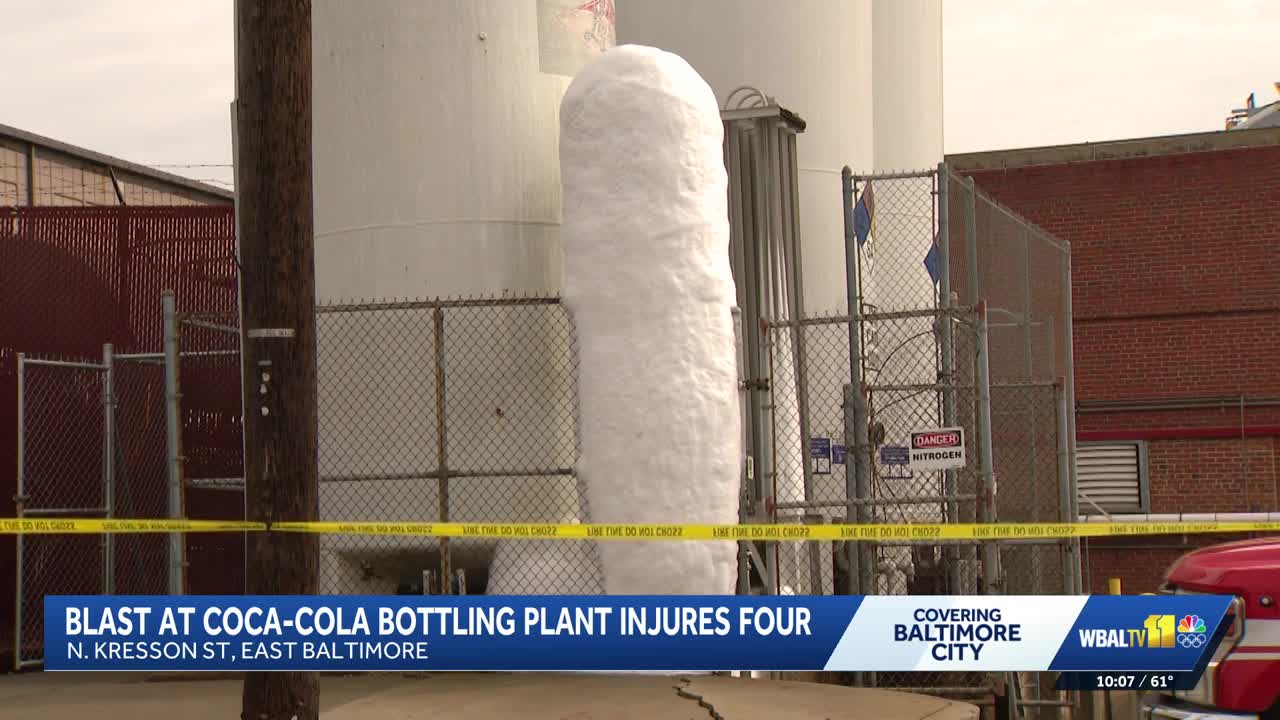Baltimore explosion injures several people at bottling plant