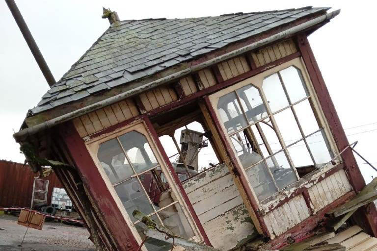 Plans revealed to save historic Carnforth railway signal box wrecked in ...