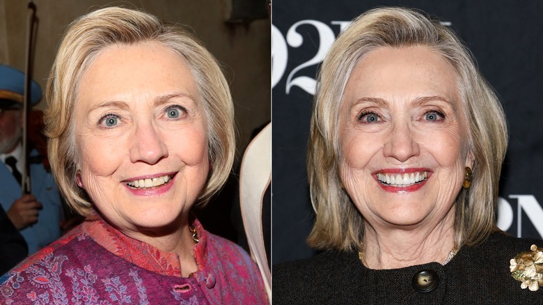 We can't stop staring at Hillary Clinton's face transformation through ...