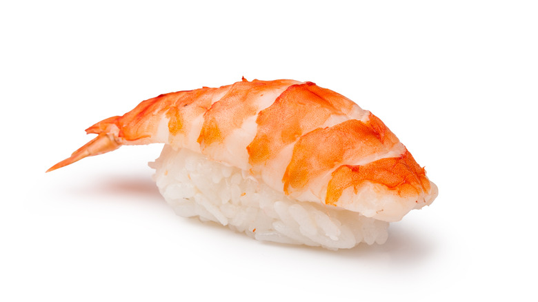 What are the different types of shrimp used in Japanese cuisine?