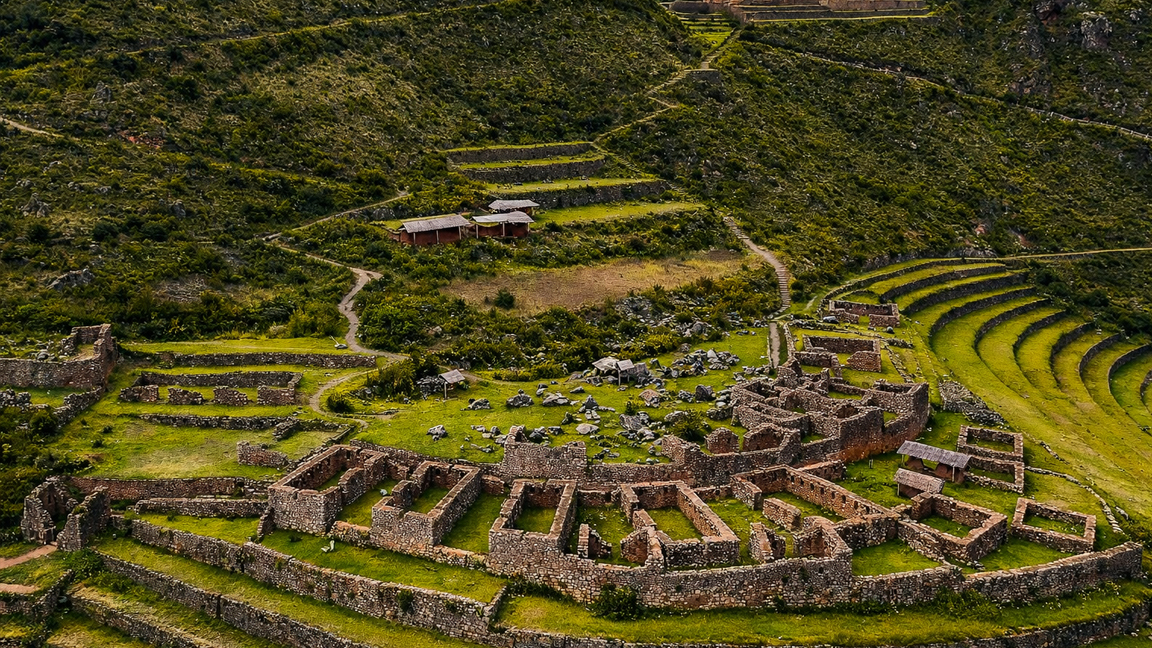 Ancient ruins standing quietly for centuries