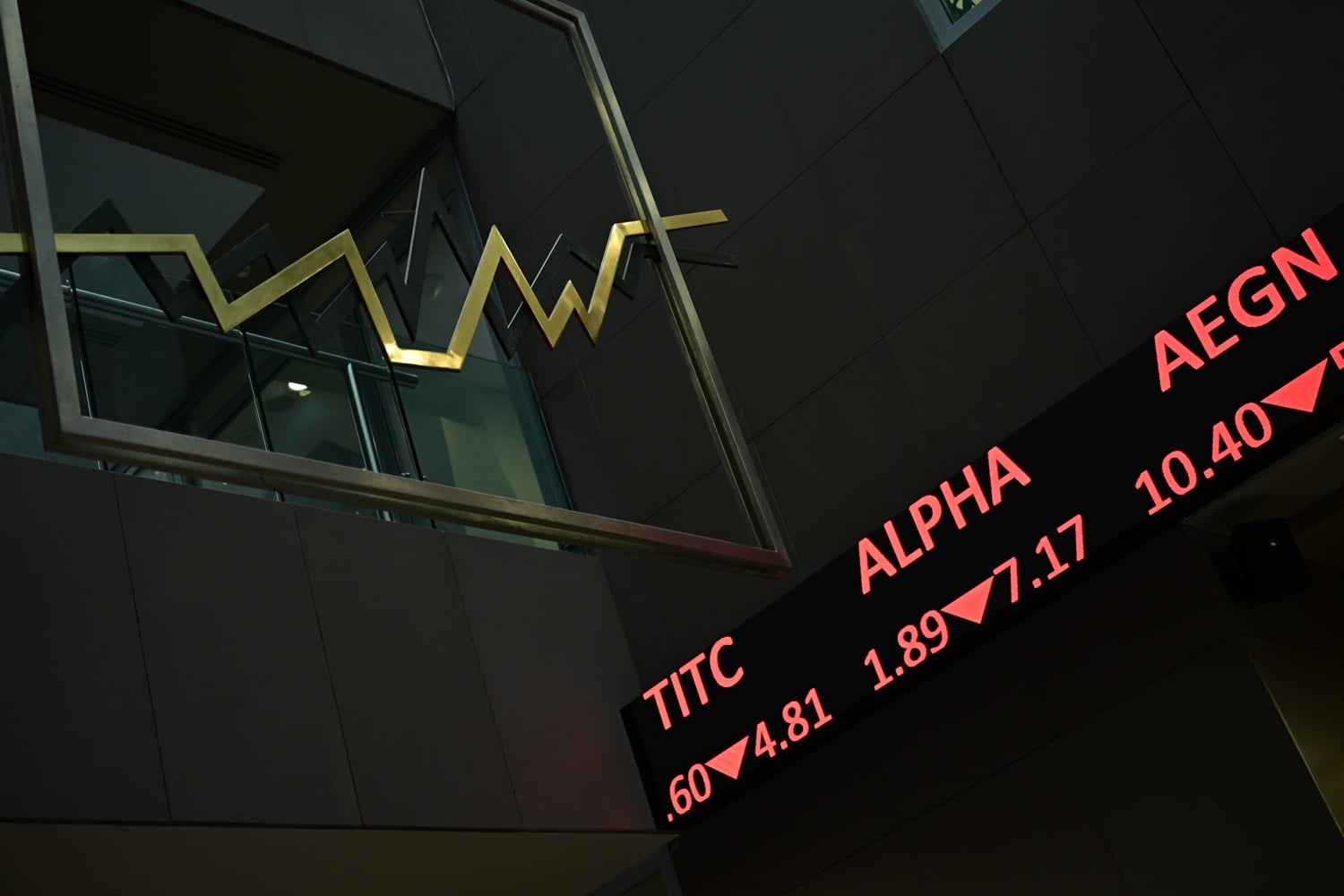 Χρηματιστήριο: Σταθερά στο «κόκκινο» η Alpha Bank