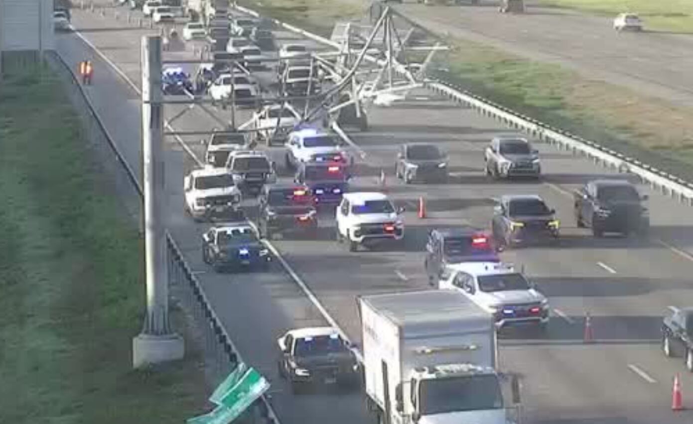 Dump truck wedges under I-75 bridge near Proctor Road, blocking ...
