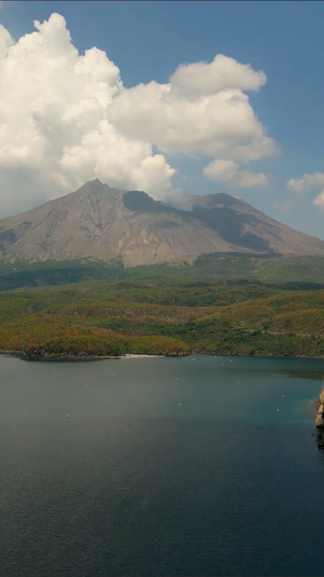 Sakurajima, Japan: Drone discovers the active volcano beside Kagoshima