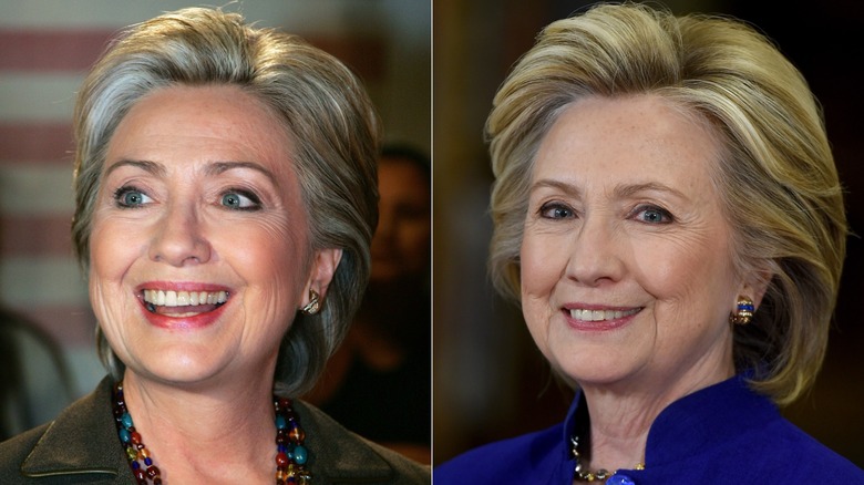 We can't stop staring at Hillary Clinton's face transformation through ...