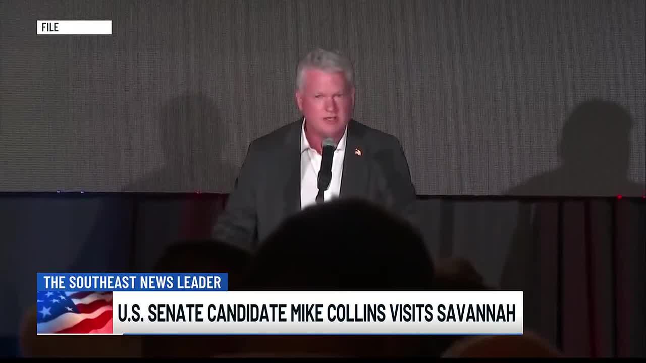 Georgia Senate candidate Mike Collins kicks off statewide 'Veterans for ...