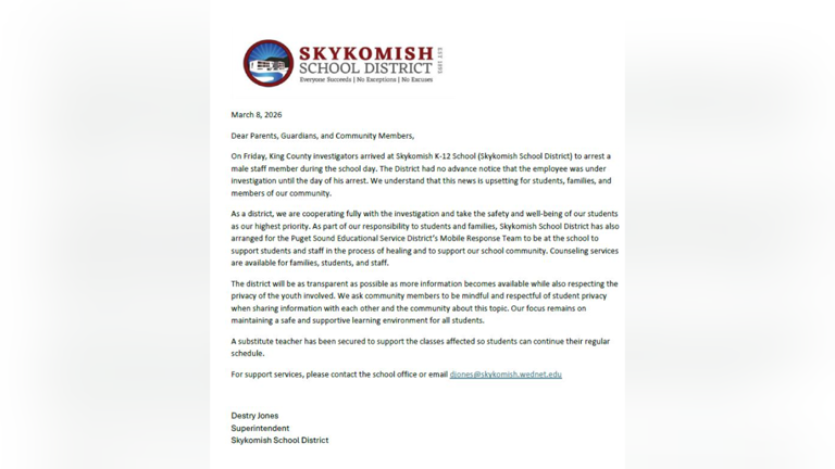 Skykomish, WA teacher arrested for alleged rape of a student