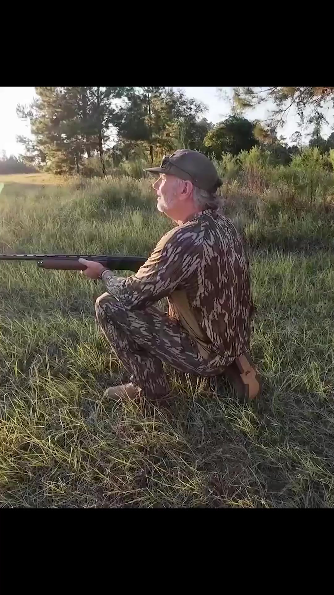 Grandpa takes twin granddaughters hunting!