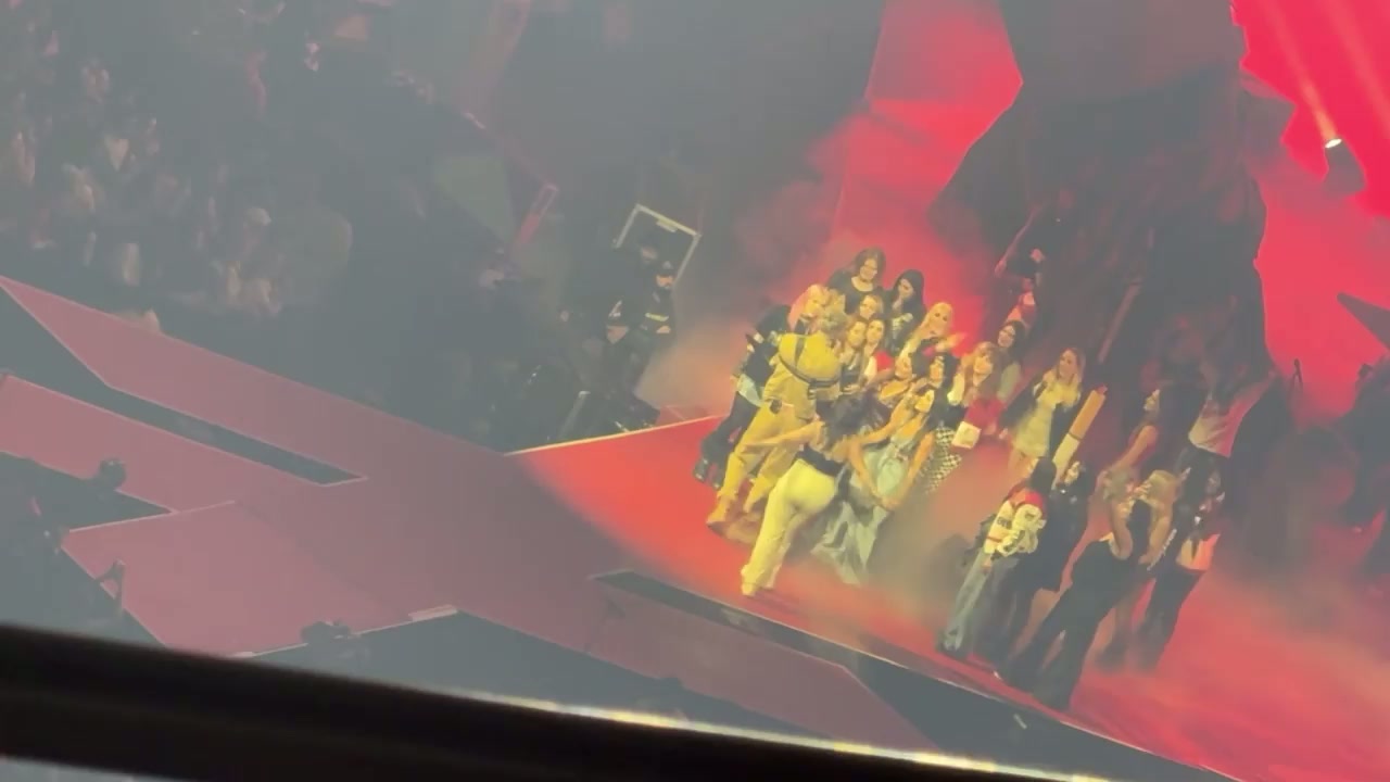 Machine Gun Kelly helps fan after fall during performance in London, UK