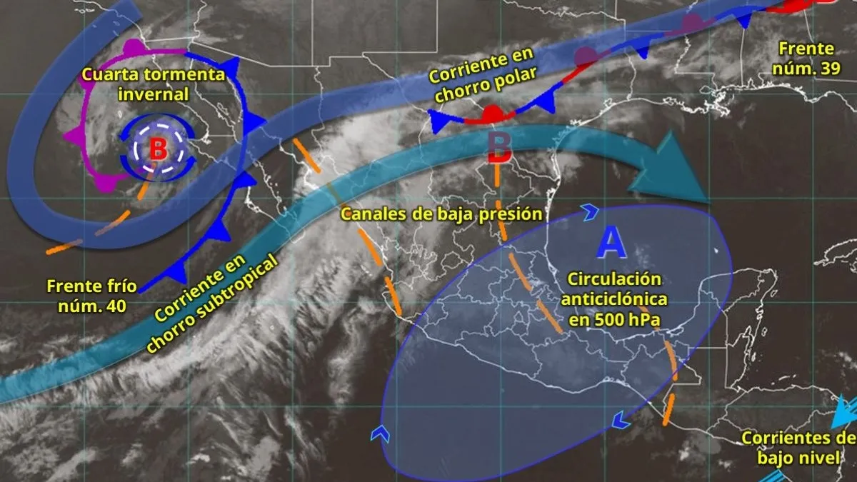 ¡Doble impacto! Cuarta tormenta invernal y frente frío 40 congelan el ...