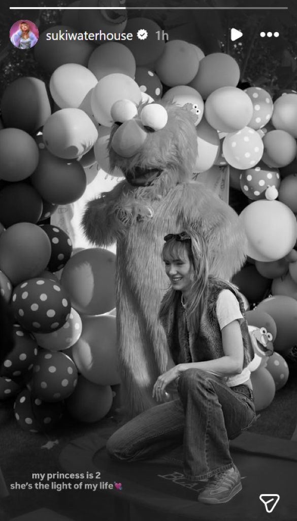 Suki Waterhouse celebrates her daughter's 2nd birthday