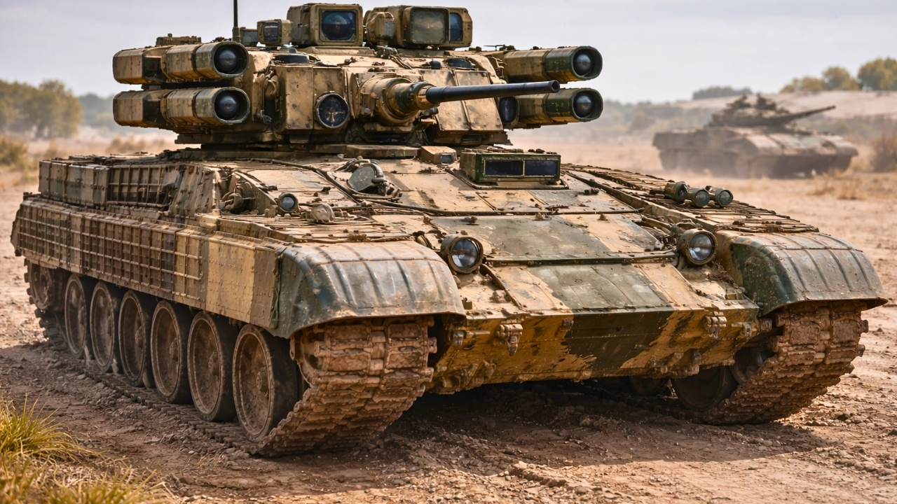 Algeria’s T-62 upgrade program, the Berezhok turret on a tank chassis