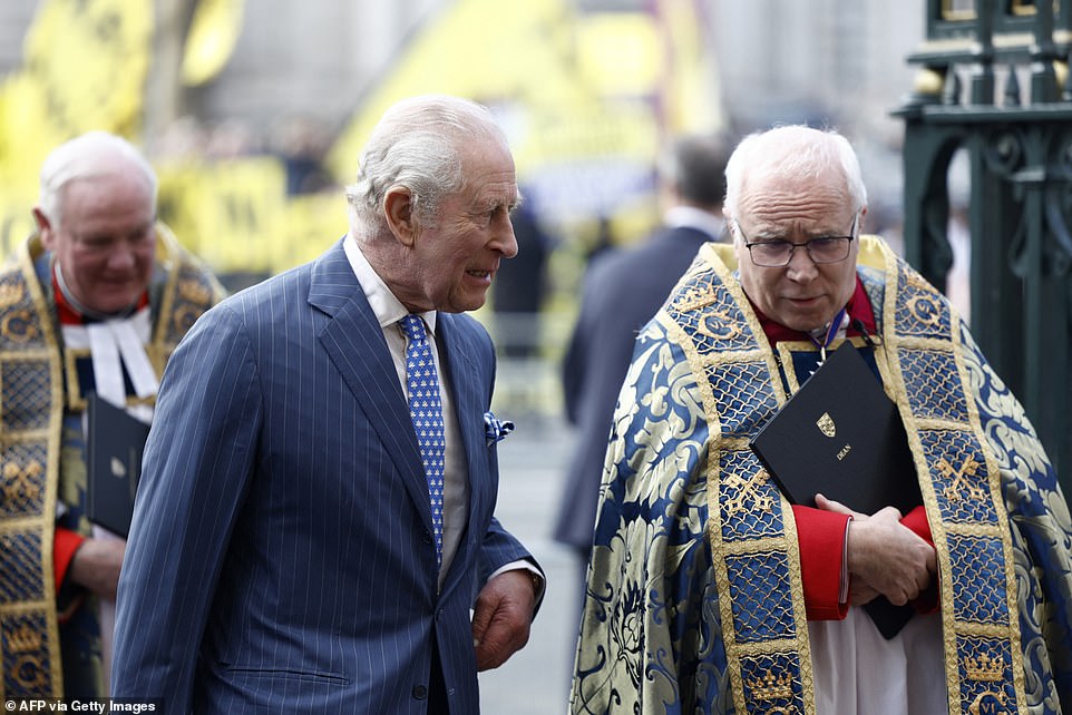 King leads largest gathering of senior royals since Andrew's arrest