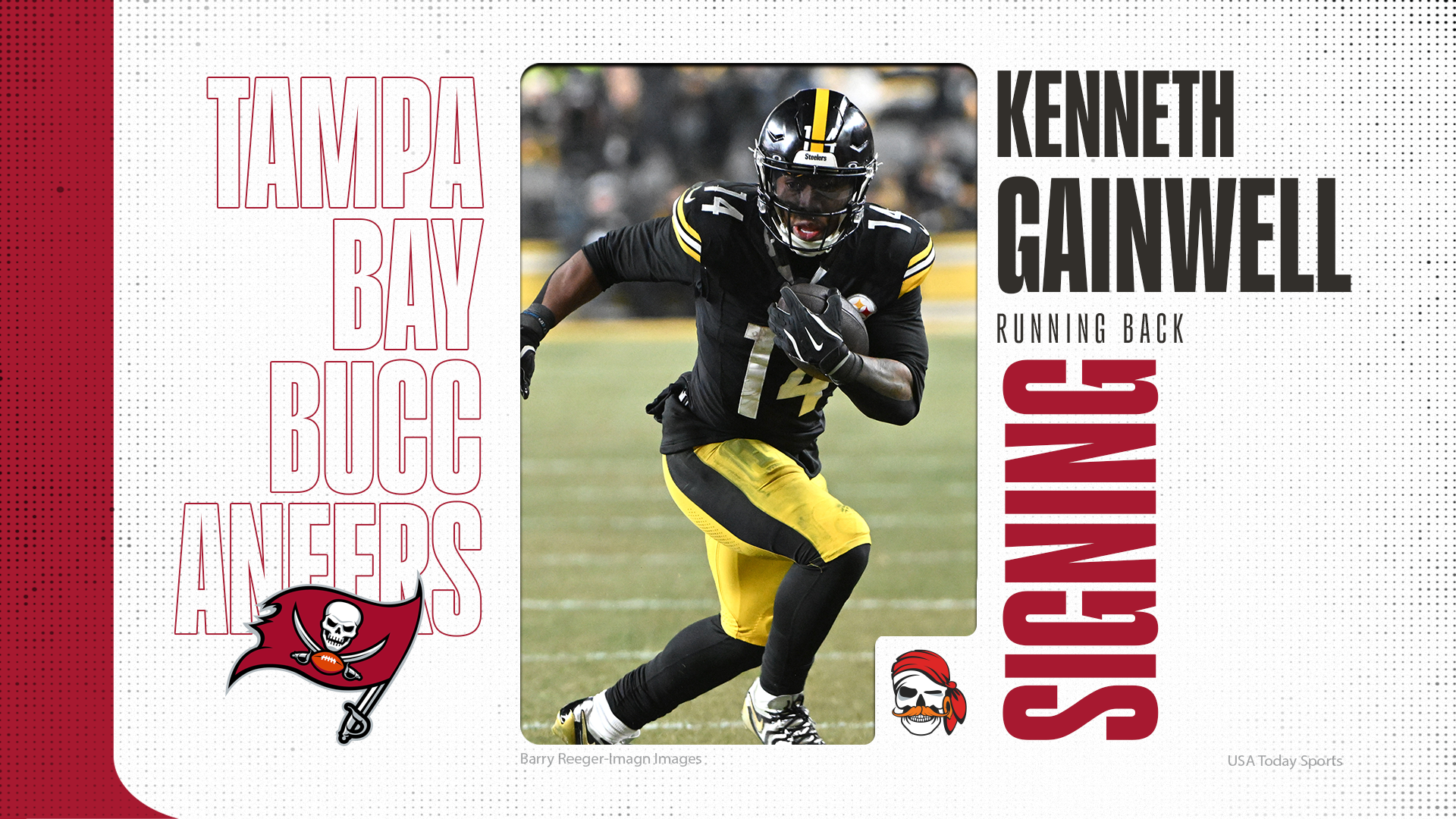 Bucs agree to terms with RB Kenneth Gainwell on a two-year deal