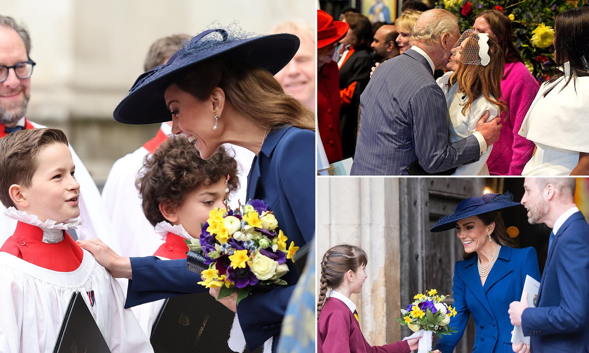King William and Kate at largest royal gathering since Andrew's arrest ...