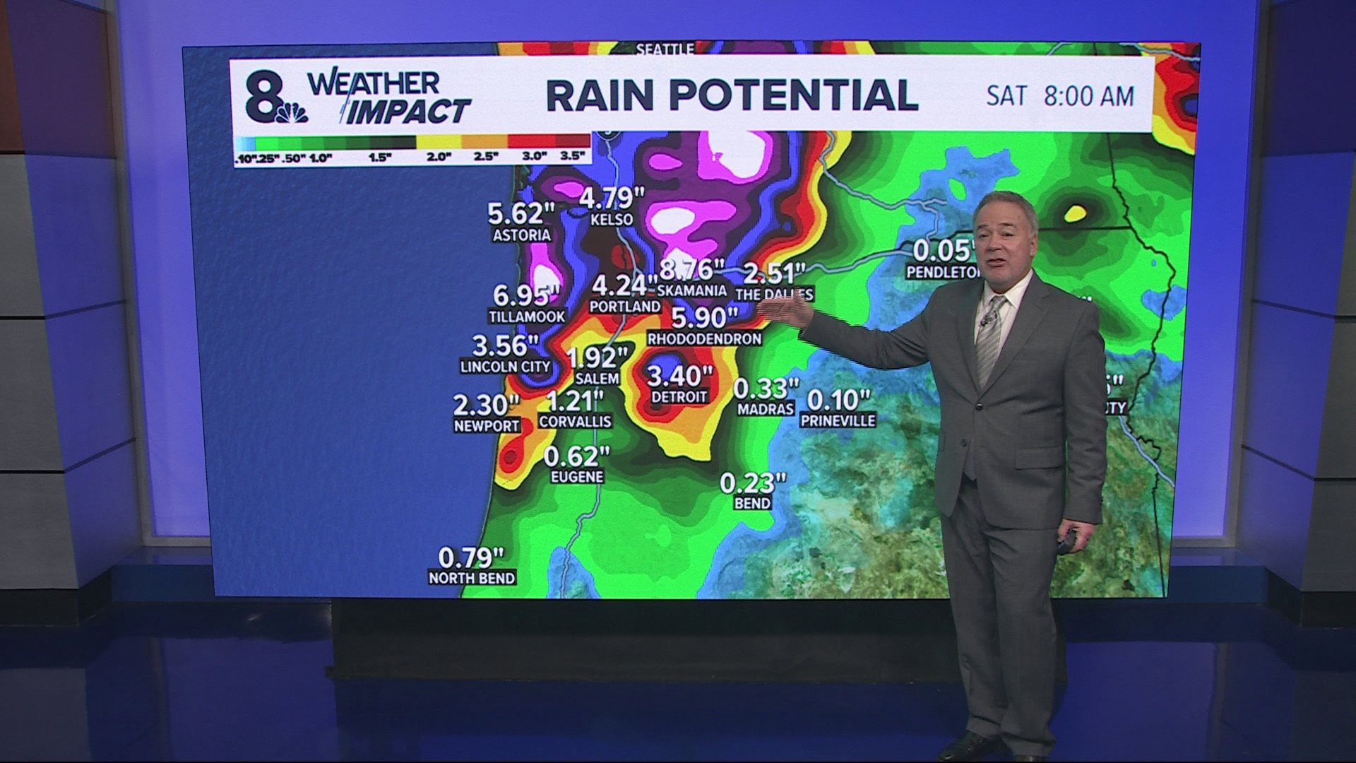 Forecast: Portland may face its wettest week yet this winter