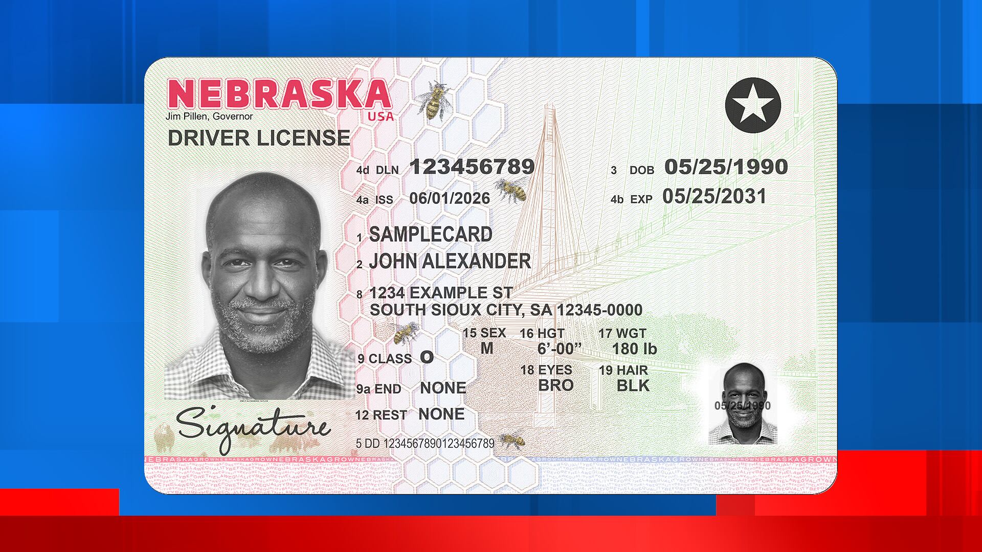 Nebraska DMV unveils newly redesigned driver license, state ID cards