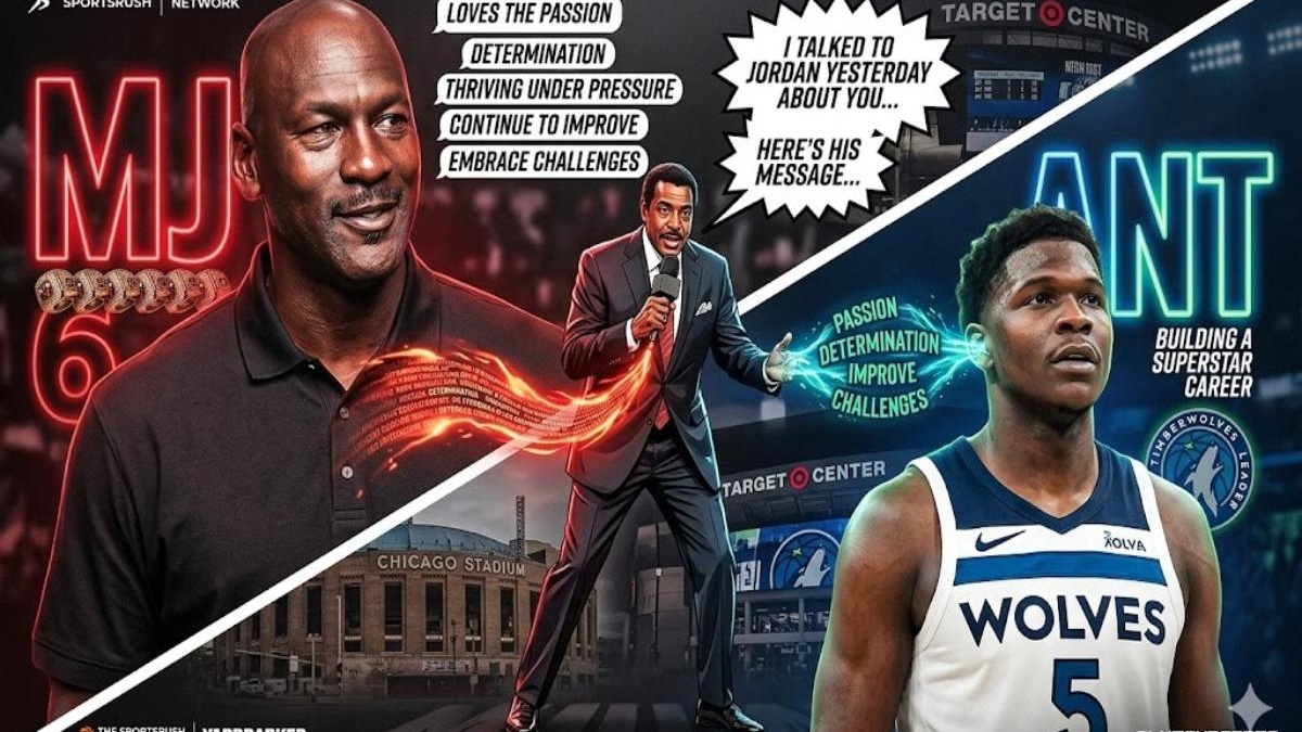 Michael Jordan sends powerful message to Anthony Edwards through Ahmad ...