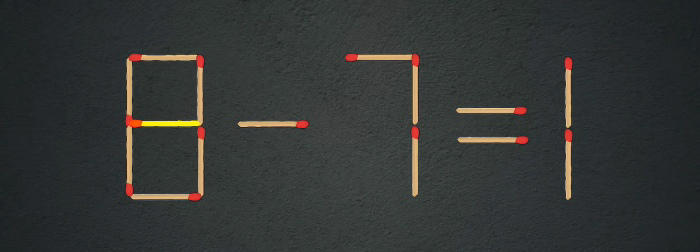 Can you fix the matchstick equation in the image? Move just one ...