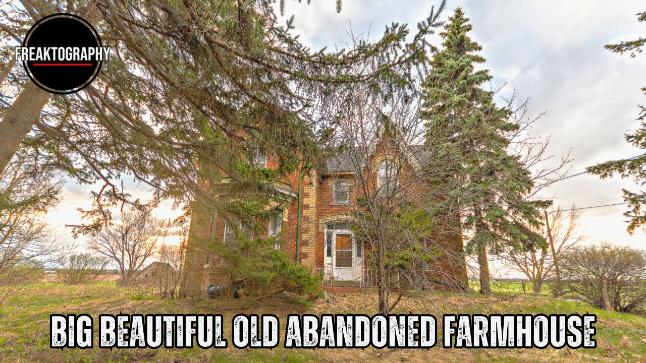 Exploring a big, beautiful old abandoned farmhouse | Forgotten history