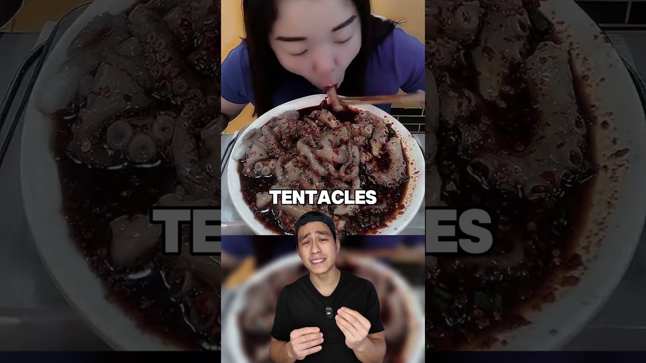 Koreans eat live octopus