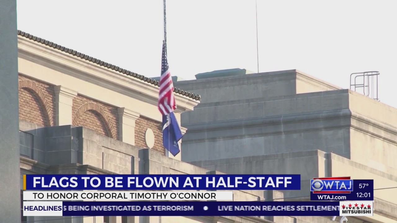 PA flags at half-staff: Honoring Corporal Timothy O’Connor